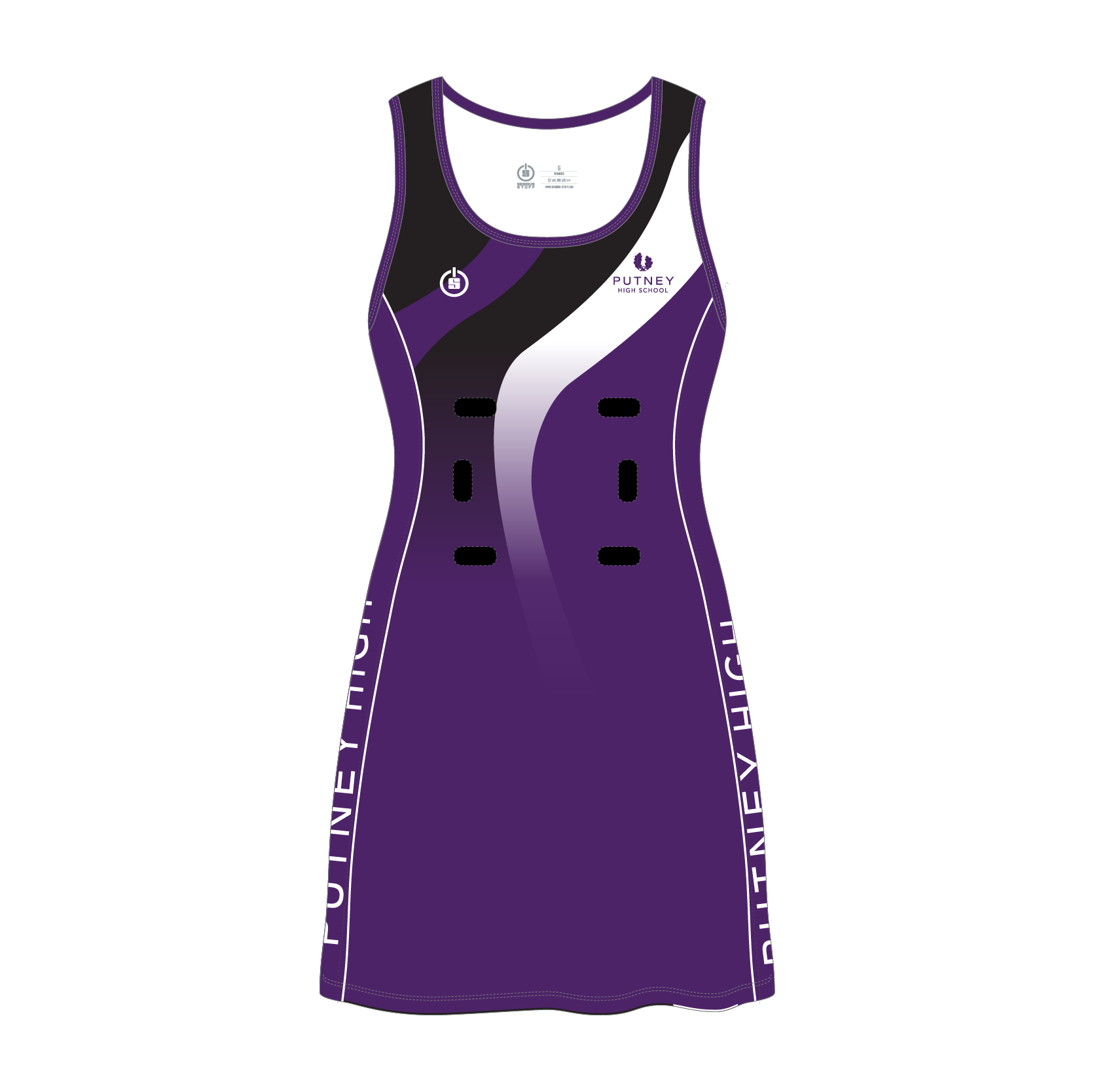 PUTNEY HIGH - SENIOR NETBALL DRESS (1st, 2nd, 3rd and U16) - TEAMWEAR ...